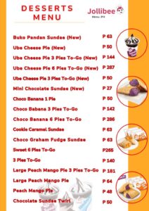 Jollibee Menu