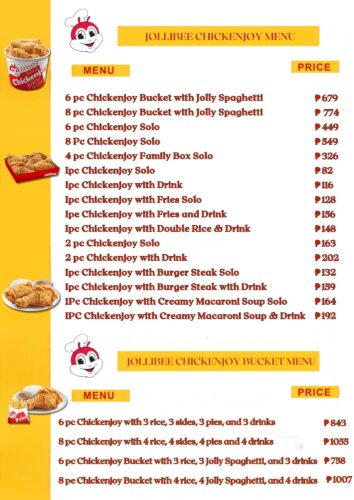 Jollibee Delivery Menu: Order Your Favorite Meals Online